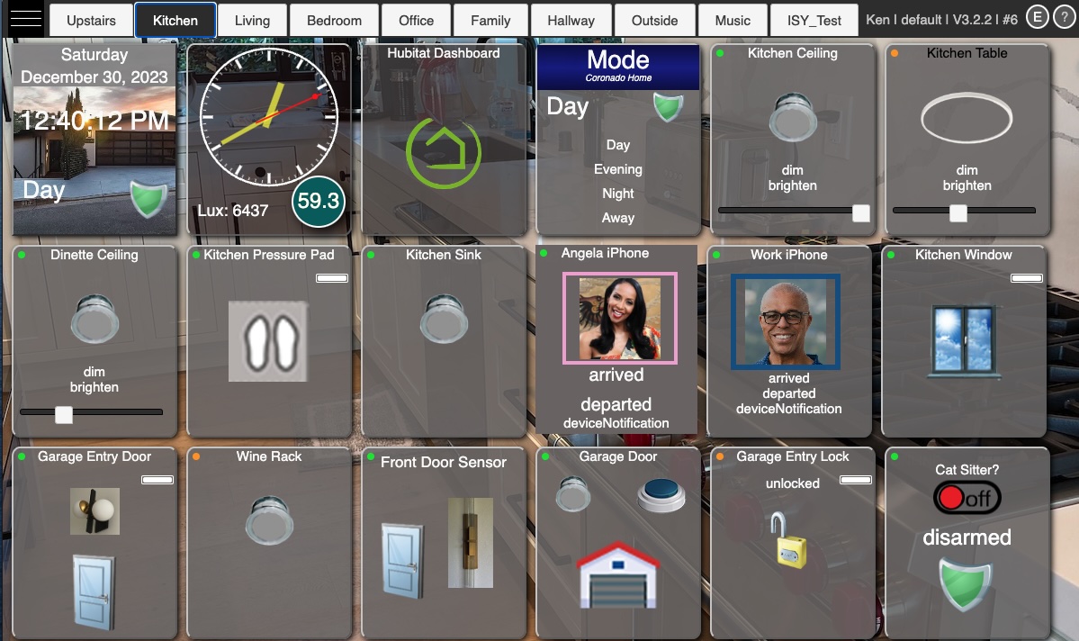 HousePanel for Smart Homes - by Ken Washington LLC - HousePanel